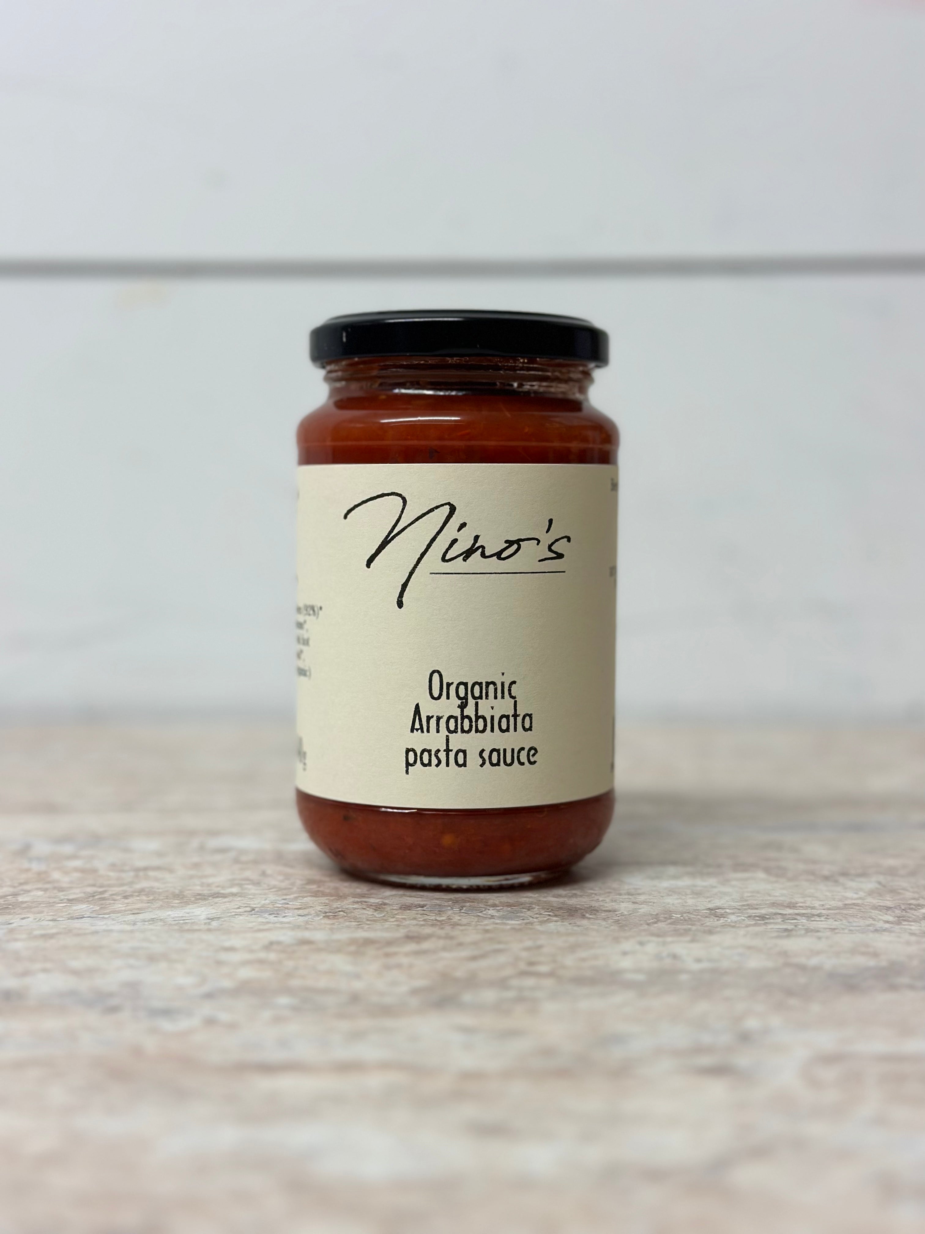 Nino’s Own Brand Organic Arrabbiata Pasta Sauce, 340g – Nino's Italian Deli
