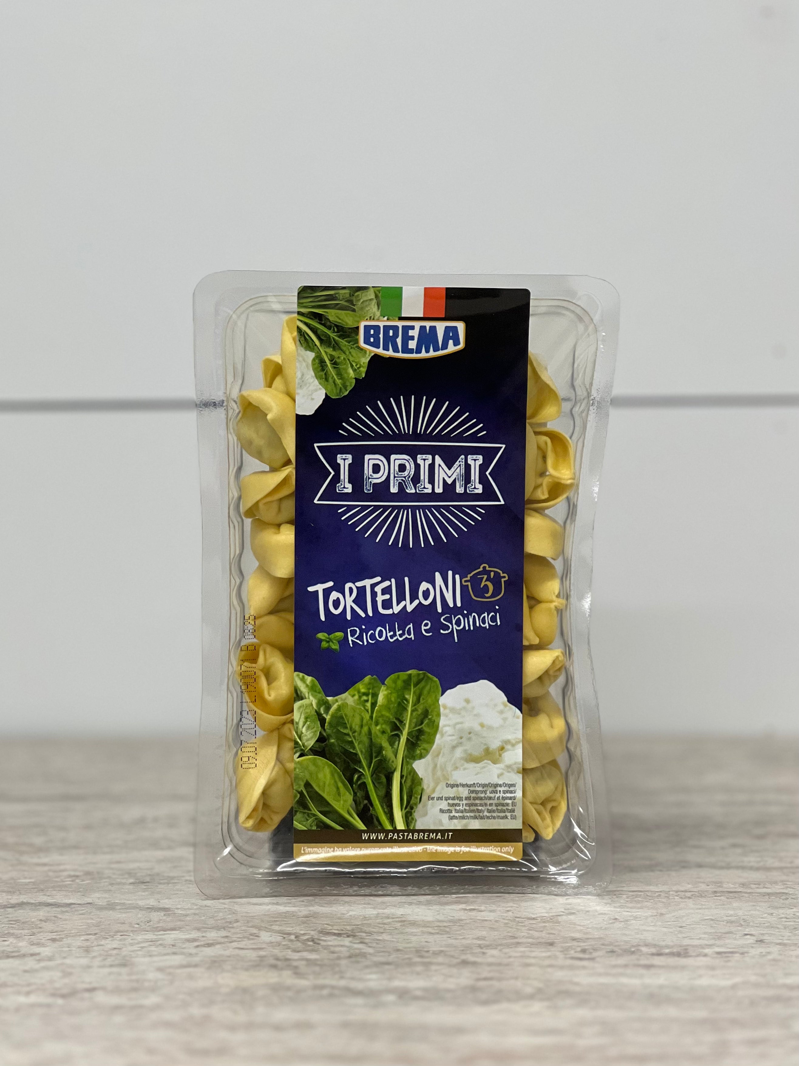 Brema Tortelloni Pasta With Ricotta & Spinach, 250g – Nino's Italian Deli