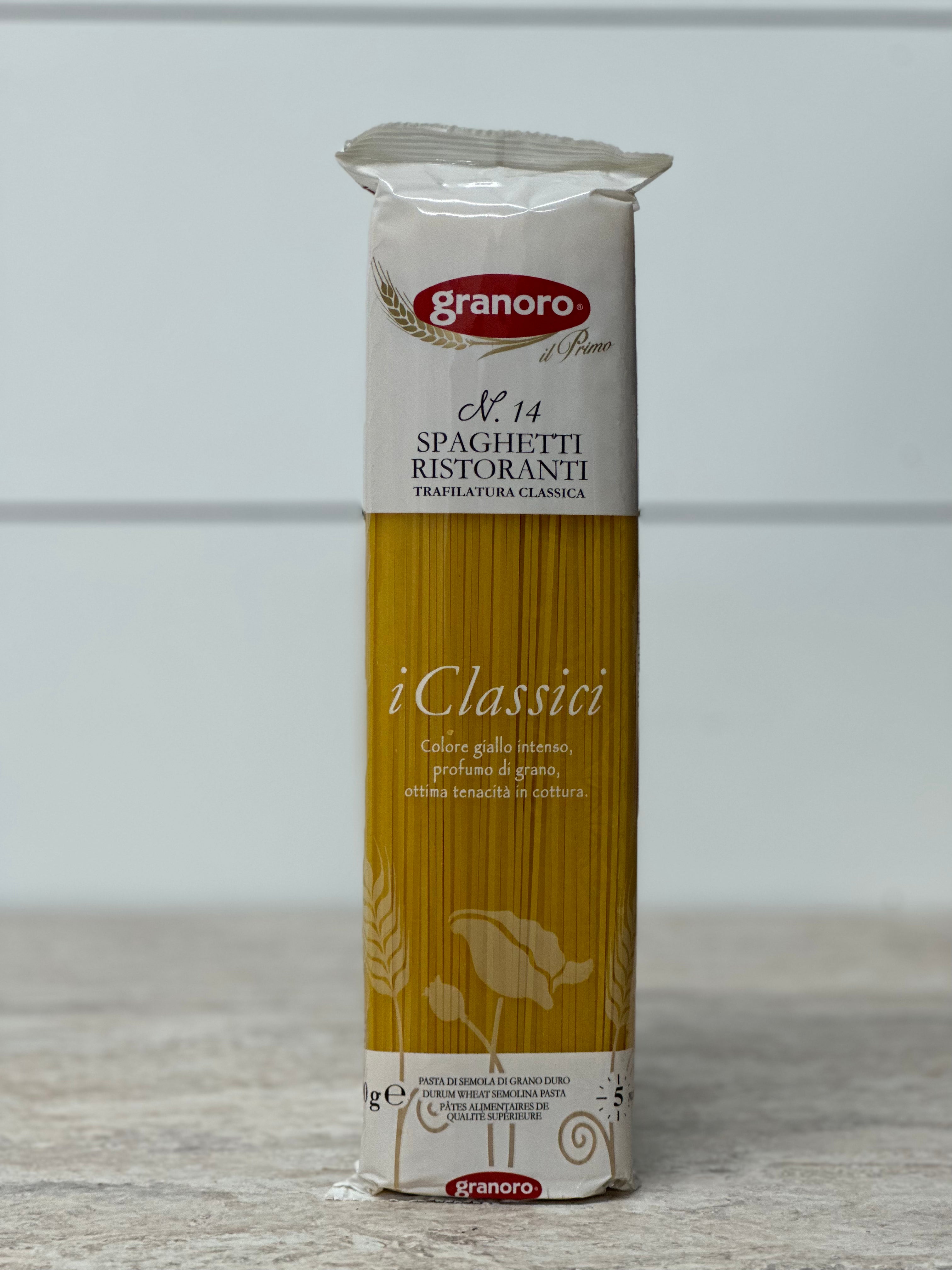 Granoro Spaghetti Ristoranti Pasta, 500g – Nino's Italian Deli