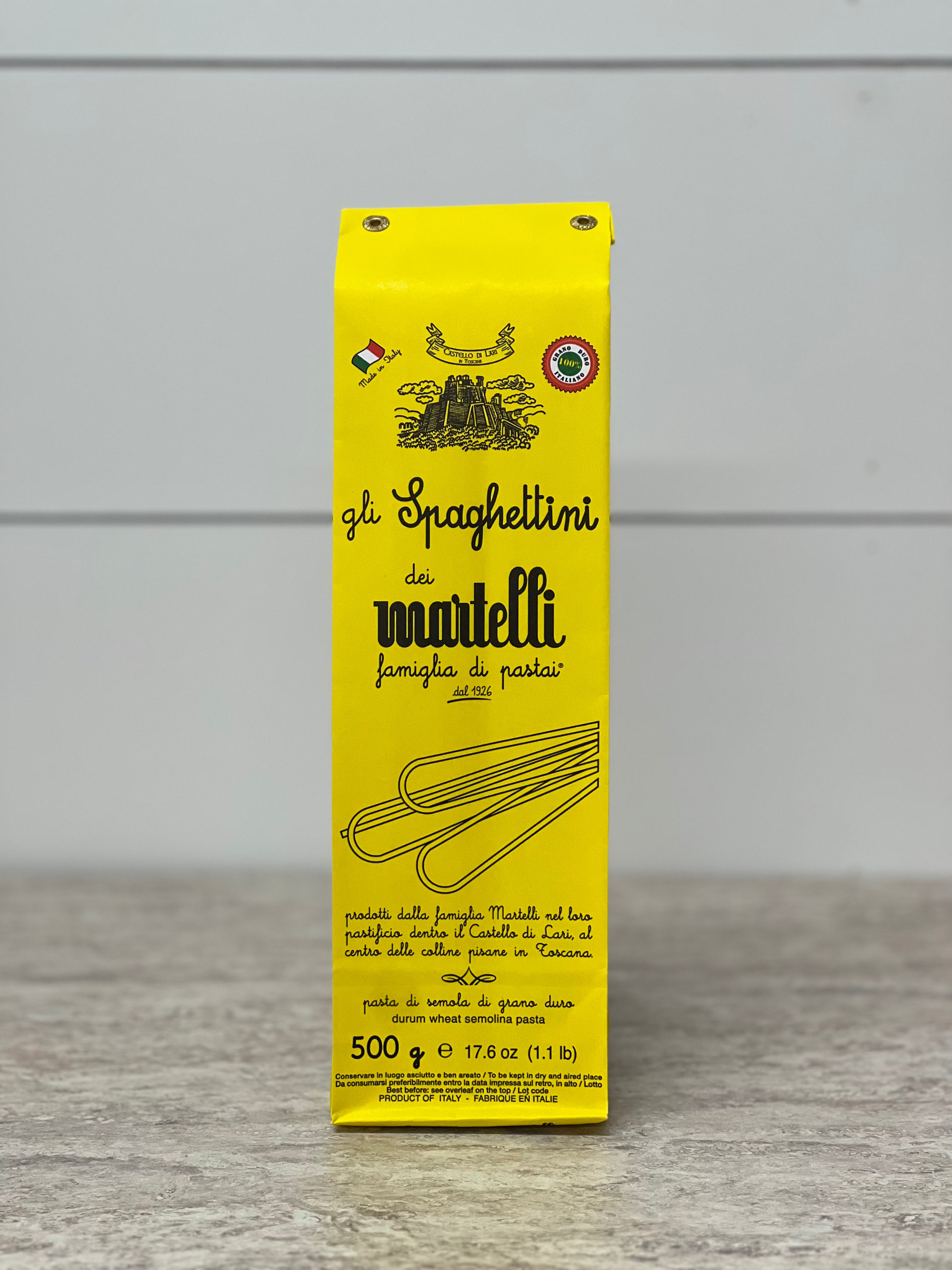 Martelli Spaghettini Pasta, 500g – Nino's Italian Deli